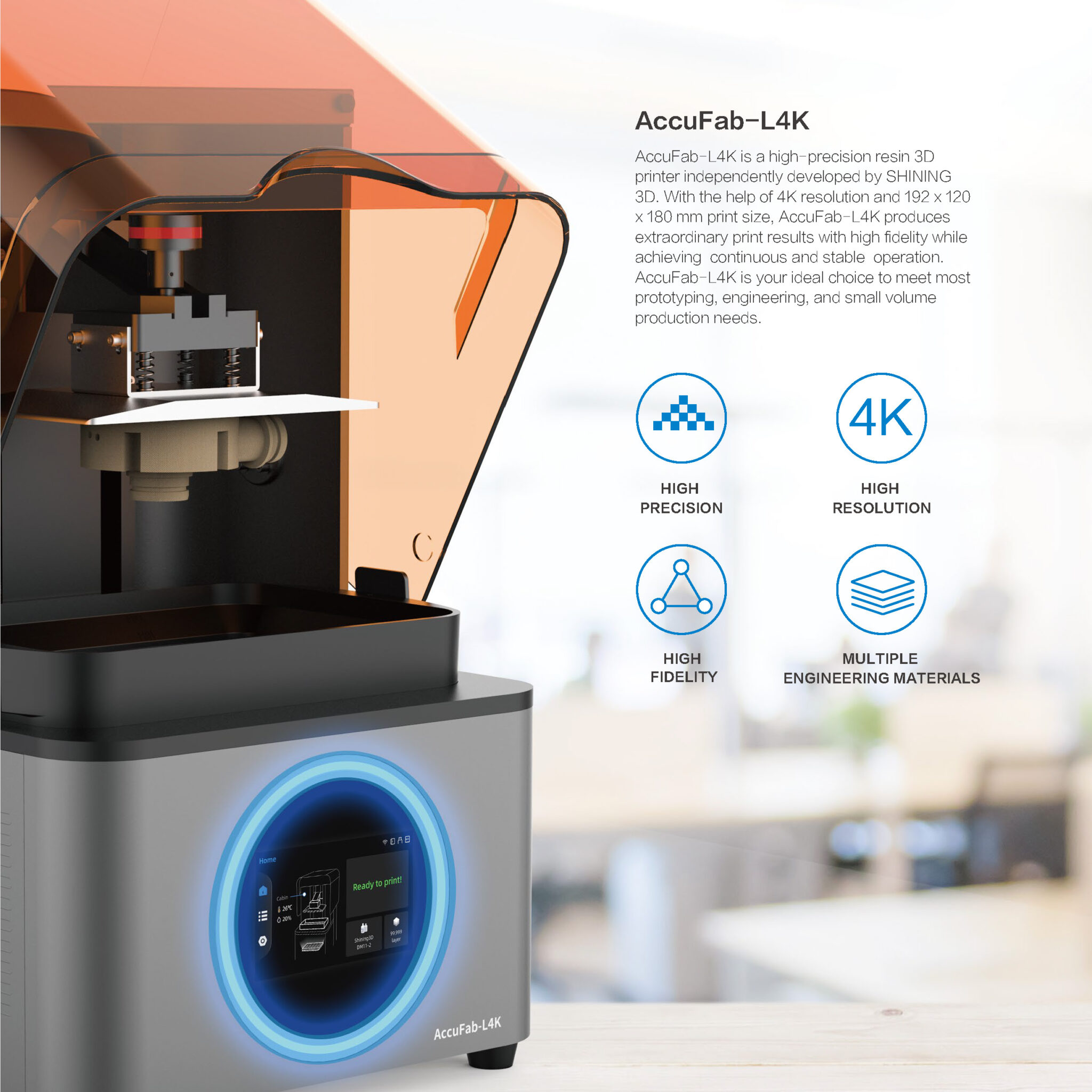 Shining L4K 3D Printer